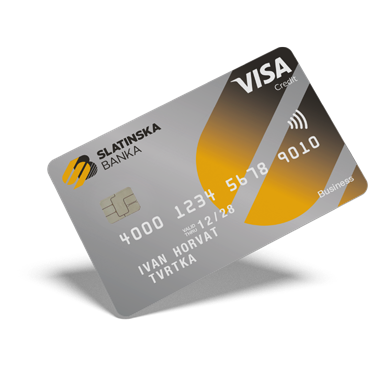 Visa Business credit - Slatinska Banka